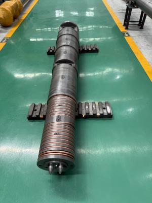 China Conical Twin Screw and Barrel with 500-10000mm Length Chrome Plating Surface Treatment and 1-3 Cooling Zones for sale