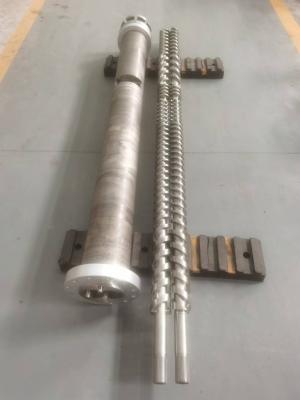 China Parallel Twin Screw and Barrel with 5kw Barrel Heating Power, Co-rotating Screw Type, and Nitrided Screw Barrel Treatment for sale