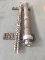 China Nitrided Parallel Twin Screw and Barrel with 0-600rpm Speed and Integral Barrel Structure for Industrial Extrusion for sale