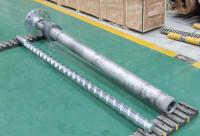China Nitrided Single Screw Extruder Screw Barrel with Φ20mm-Φ300mm Diameter and 0.015mm/m Straightness for Polymer Processing for sale