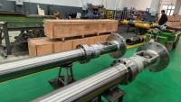 China Nitrided Hardness 900-1000HV Single Screw Extruder Screw Barrel with 0.015mm/m Screw Straightness and Water-cooled Or Air-cooled Options for sale