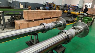 China Nitrided Hardness 900-1000HV Single Screw Extruder Screw Barrel with 0.015mm/m Screw Straightness and Water-cooled Or Air-cooled Options for sale