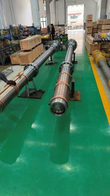 China Nitrided Hardness 900-1000HV Single Screw Extruder Screw Barrel with Φ20mm-Φ300mm Screw Diameter and Water-cooled or Air-cooled Options for sale