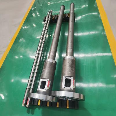 China PE High Speed Extruder Single Screw and Barrel System Featuring High Wear Resistance Ensuring Long Lasting Performance in Plastic Extrusion for sale