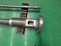 China Single Bimetallic Screw and Barrel Set with 0.02mm/m Barrel Straightness and 5kw Heating for Plastic Extrusion for sale