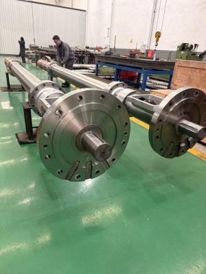 China Bimetallic Screw and Barrel with Hardened and Polished Surface for Enhanced Wear Resistance and 0.02mm/m Barrel Straightness for sale