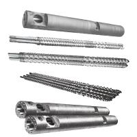 China Ra0.4um Surface Roughness Parallel Twin Screw and Barrel with 0-600rpm Screw Rotation Speed and Nitriding Treatment for sale
