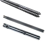 China Nitrided Screw Barrel Parallel Twin Screw and Barrel with Integral Barrel and Ra 0.4μm 0.6μm Surface Roughness for sale