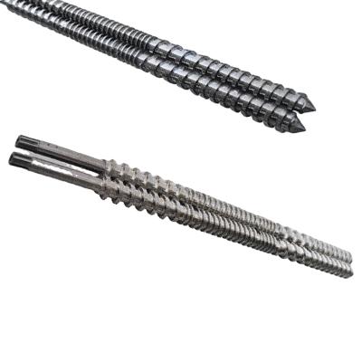 China 37kW Main Motor Power Nitrided Screw Barrel Parallel Twin Screw and Barrel for High-Temperature Extrusion Up To 300°C for sale