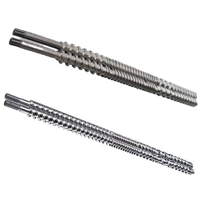 China Parallel Twin Screw and Barrel with Temperature Resistance Up To 300°C, Air Cooling and Water Cooling, Customizable According to Customer Drawings for sale