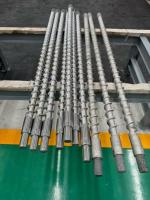 China 38CrMoAlA Alloy Single Screw Extruder Screw Barrel with 0.015mm Straightness for 20mm to 300mm Diameter Precision Extrusion for sale