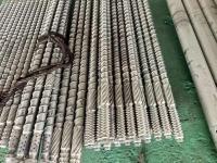 China Wear-Resistant Alloy Steel Single Screw Extruder Screw Barrel with Nitriding Surface Treatment and Custom Specs Available for sale