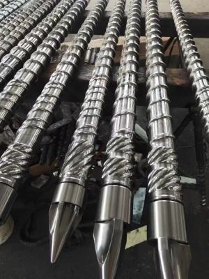 China Nitrided Hardness 900-1000HV Precision Machined Single Screw Extruder Screw Barrel with HRC 50-60 Hardness for sale