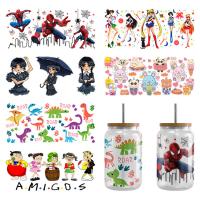 China Removable Decal UV DTF Cup Wrap Transfers Fade Resistant Waterproof for sale