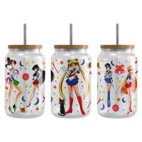 China Removable Decal UV DTF Cup Wrap Transfers Fade Resistant Waterproof for sale
