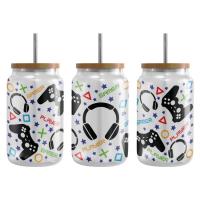 China UV Varnish Sticker Custom UV DTF Cup Wraps ISO9001 SGS ROHS for sale