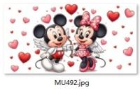 China Strong Adhesive Valentine'S Day UV DTF Tumbler Cup Wraps UV Resistant for sale