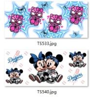 China Halloween Ghost Horror Elements Sticker UV DTF Vinyl Self Adhesive for sale