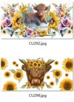 China Removable Adhesive Type 0.1mm Custom UV Transfer Stickers UV DTF Decals for sale