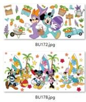 China Heat Press UV DTF Wraps Decals Scratch Resistant For Cups Mugs Tumblers for sale