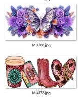 China Decal UV DTF Tumbler Wraps UV Resistant Used In Metal Packaging for sale
