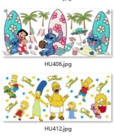 China Holiday Theme UV DTF Cup Wrap Transfers 16oz 20oz 24oz for sale