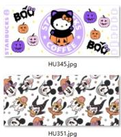 China Holiday Theme UV DTF Cup Wrap Transfers 16oz 20oz 24oz for sale