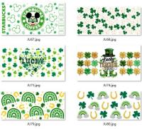 China Removable Adhesive 0.1mm Decal UV DTF Tumbler Wraps Waterproof for sale