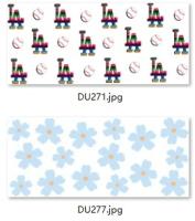 China UV Resistant Custom UV DTF Glass Cup Wraps Free Artwork Services for sale