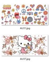 China UV Resistant Custom UV DTF Glass Cup Wraps Free Artwork Services for sale
