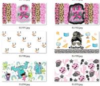 China Free Artwork Services 16oz Custom UV 3D Transfer Stickers for sale