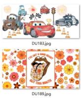 China 0.08mm UV Ink AB Film DTF Cup Wraps Sticker UV DTF With Water Resistance for sale