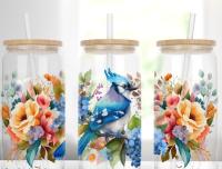 China 0.2mm Self Adhesive 3d UV Transfer Labels Glass Cup Wraps for sale