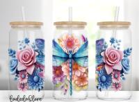 China UV DTF16oz cup stickers holographic cup stickers pen stickers cartoon stickers popular patterns for sale