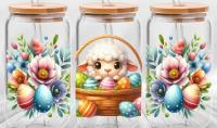 China UV DTF16oz cup stickers holographic cup stickers pen stickers cartoon stickers popular patterns for sale