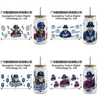China UVDTF packaging custom UV transfer stickers 16oz cup sleeve 20oz stickers DTF transfer labels for sale