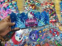 China UV DTF16oz cup stickers holographic cup stickers pen stickers cartoon stickers popular patterns for sale