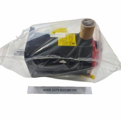 China A06B-2079-B203#0100 FANUC AC Servo Motor A06B2079B2030100 New for sale