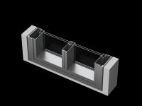 China Easy Installation Commercial Semi Unitized Curtain Wall System Anodized Ultra Thermal Performance for sale