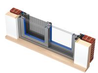 China Smart Ventilation Sliding Aluminium Window Space Saving Aluminum Glass Window for sale
