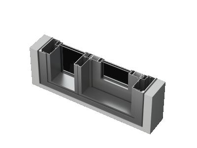 China Customized Aluminum Frame Sliding Windows Stable Operation Low Maintenance for sale