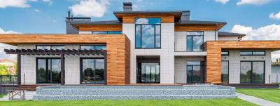China Anodized Aluminium Doors And Windows Easy Cleaning With Laminated Glass for sale