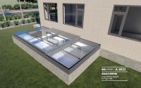 China Large Soundproof Sliding Skylight Flat Roof Customized For Natural Illumination for sale