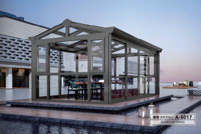 China Mobile Aluminum Frame Sunroom Modular Expandable Outdoor Aluminium Frame Solarium for sale
