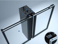 China Mullion Connection Unitized Curtain Wall System Vertical Joint Systems For Seamless Assembly for sale