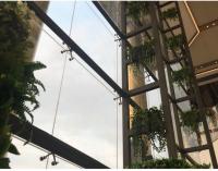 China Steel Truss Type Spider Fitting Curtain Wall Wind Resistant For Commercial Building for sale