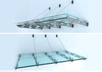 China Frameless Curtain Wall Glazing System For Weather Protection And Natural Light Infiltration for sale