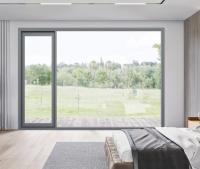 China Heavy Duty Window Wall System Residential High Strength Aluminum Frame Unitized Glass Curtain Wall for sale