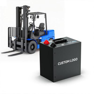 China LiFePO4 Forklift Battery 24V 36V 48V 80V | Factory Custom Lithium Ion Battery Packs for Electric Forklifts for sale