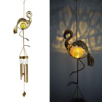 China Waterproof Solar Moon Wind Chime Light Iron Sun Lawn Floodlight for Garden Yard for sale